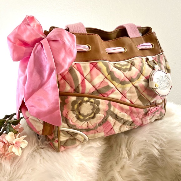 Juicy Couture | Bags | Htf Y2k Juicy Couture Daydream Floral Bag Super ...